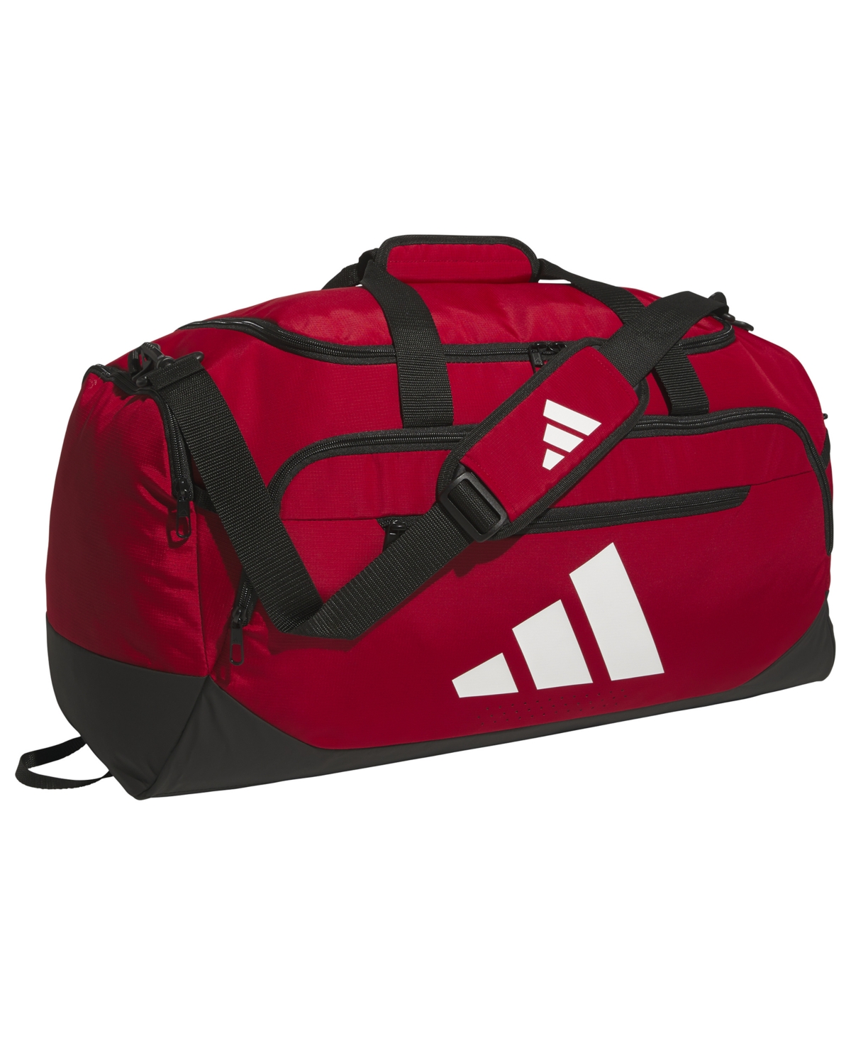 Click here for adidas Mens Defender Logo Duffel Bag - Dark Red prices