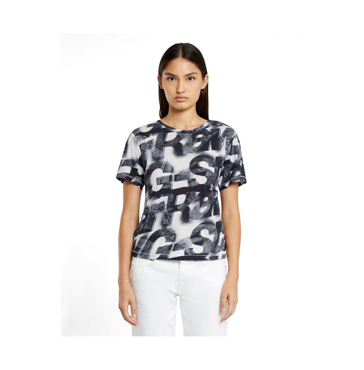 Click here for G-Star Womens Sprayed Letters Top - Lt chalk spray... prices