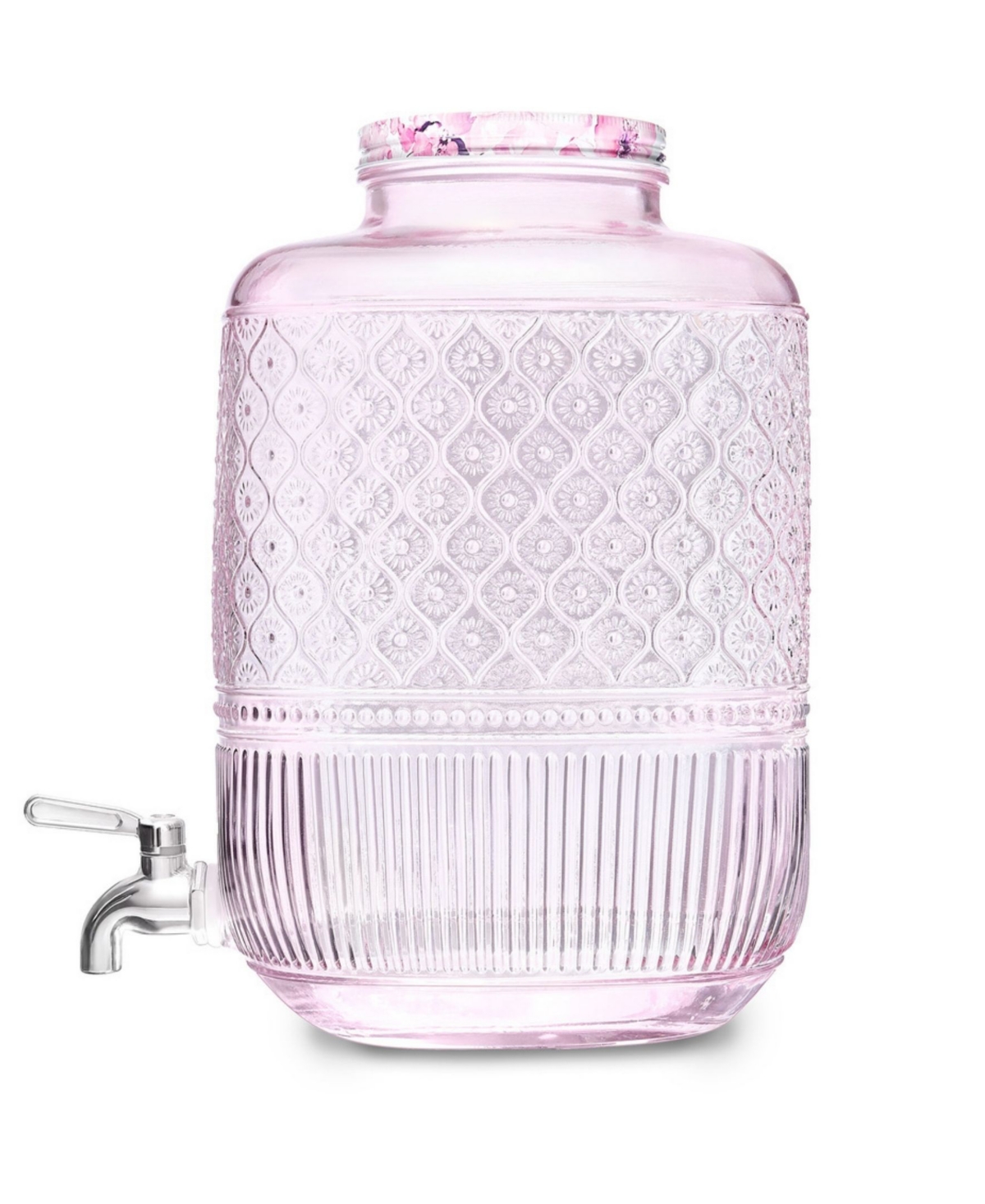 Click here for Godinger Claro 128 oz. Beverage Dispenser - Pink prices