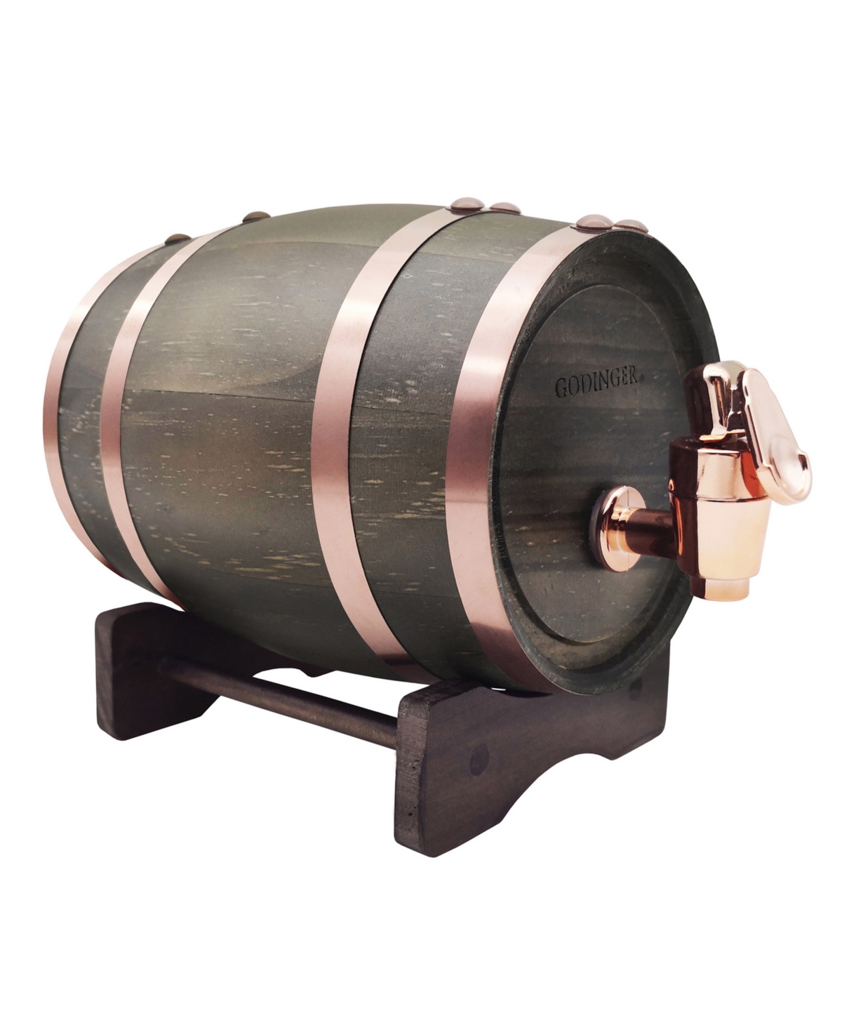 Click here for Godinger Whiskey 25 oz. Barrel Dispenser - Brown prices