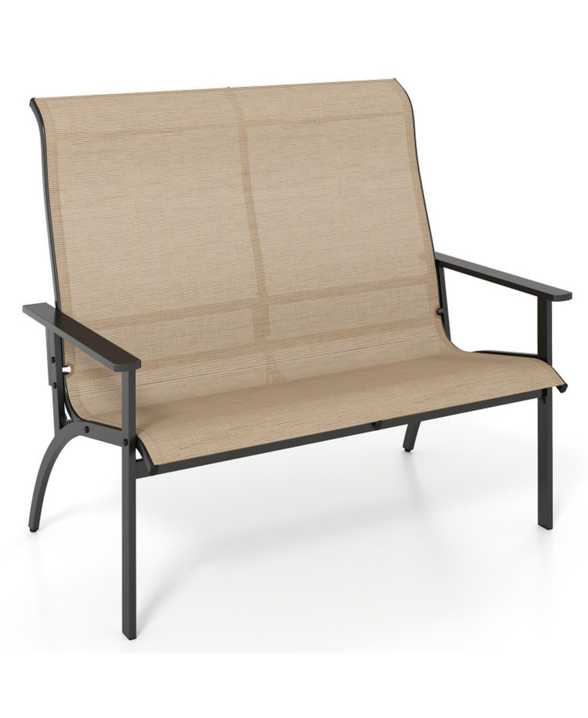 Click here for Sugift 2-Person Patio Bench with High Back and Arm... prices
