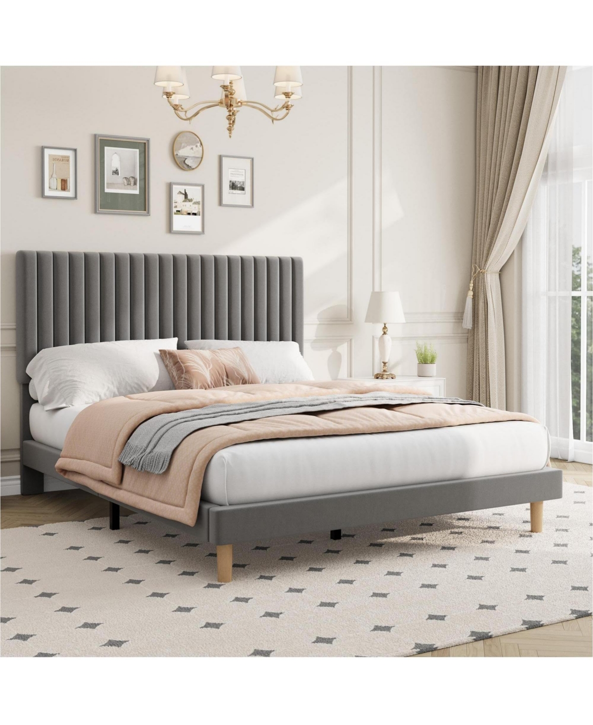 Click here for gaomon Bed Frame  Upholstered Platform Bed Frame w... prices