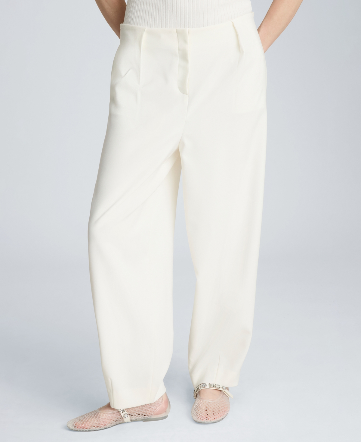 Click here for Kenneth Cole Womens Fly-Front Hollywood Waist Plea... prices