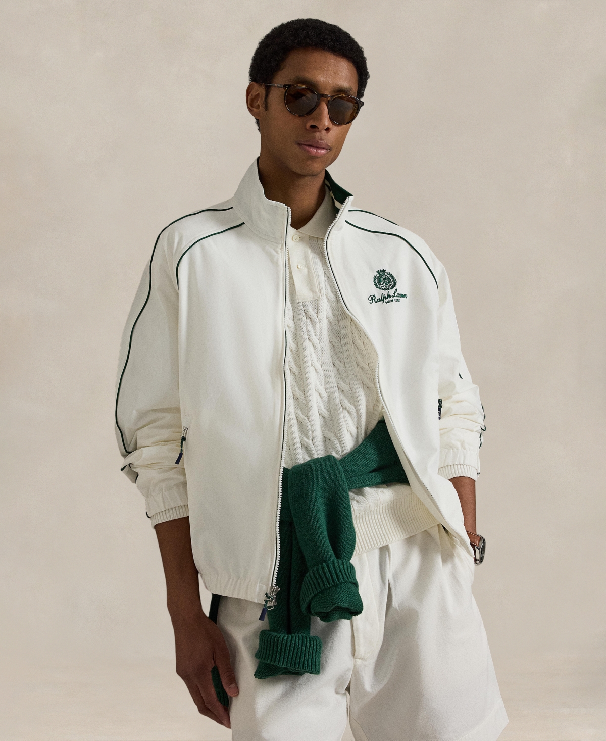 Click here for Polo Ralph Lauren Mens Long-Sleeve Oakfort Faille... prices