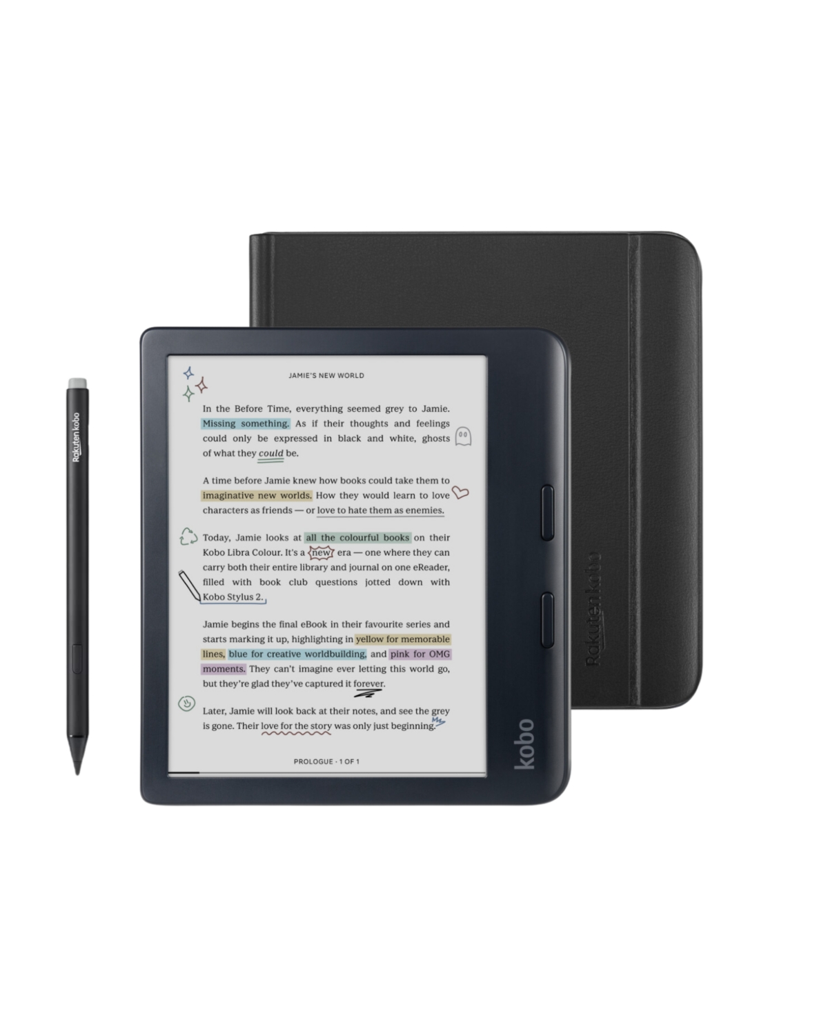 Click here for Kobo Libra Colour eReader with Notebook SleepCover... prices