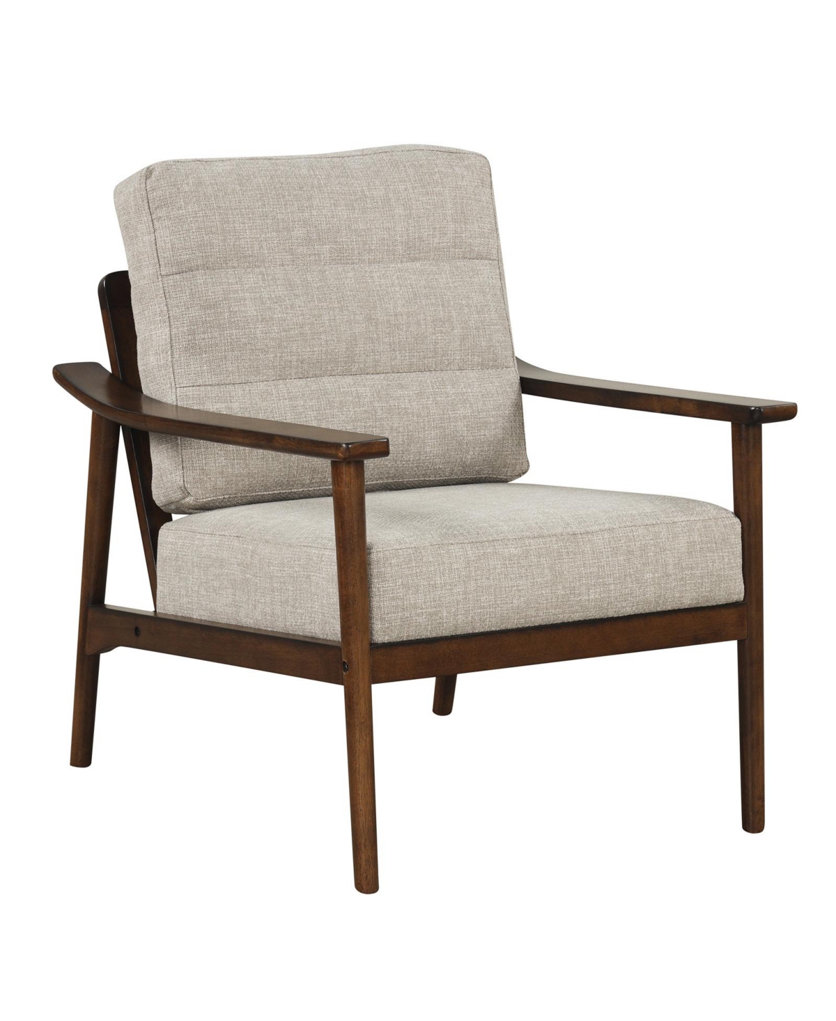 Click here for Gouun Modern Accent Chair with Rubber Wood Armrest... prices