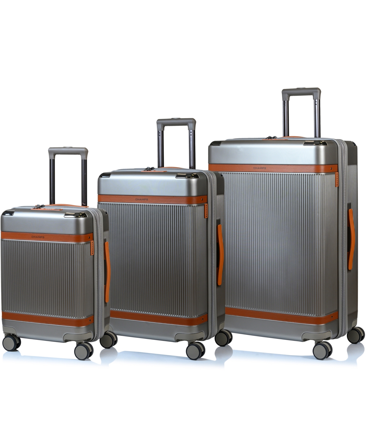 Click here for 3-Piece Vintage-Like Air Hardside Luggage Set - Gr... prices