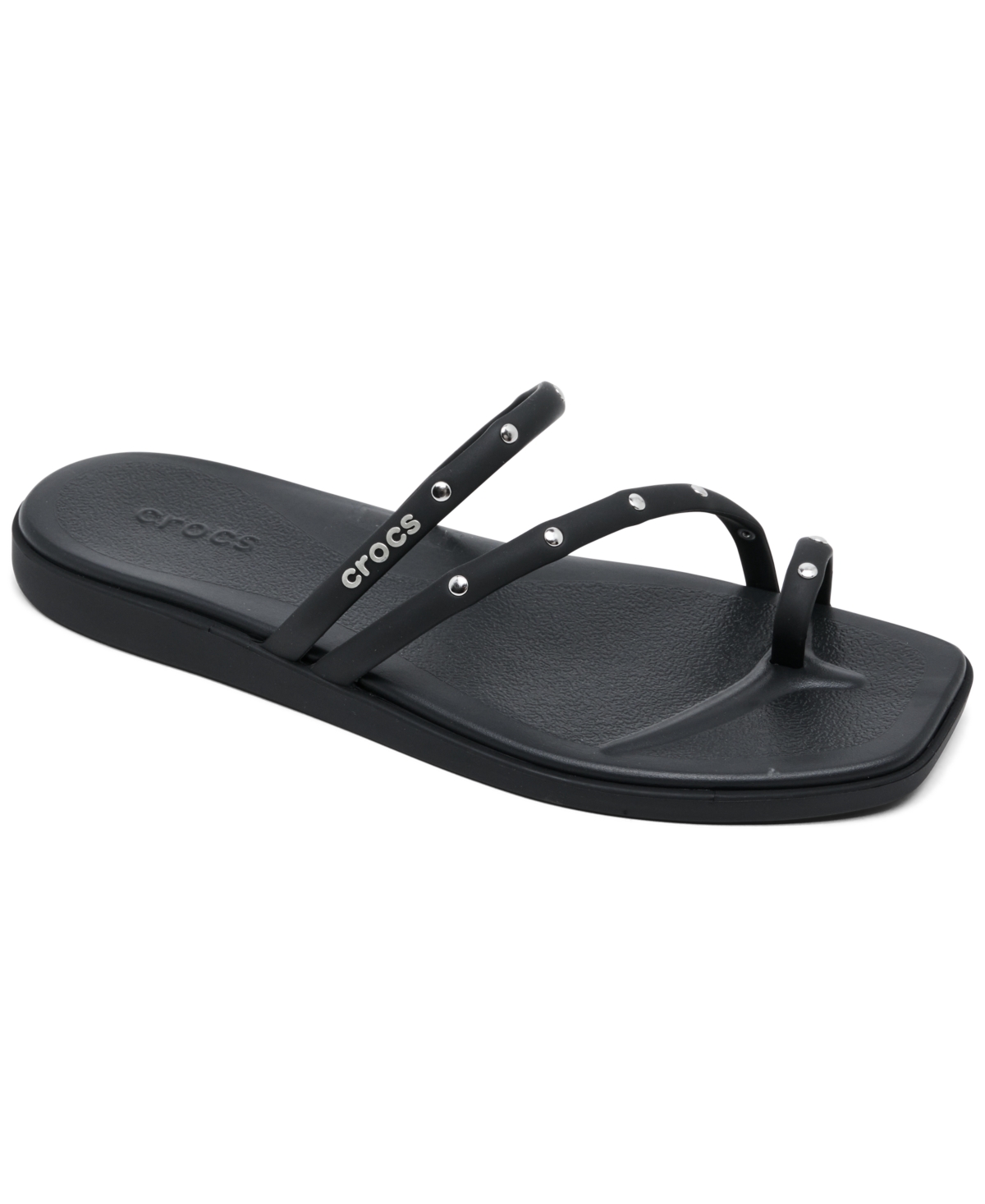 Click here for Crocs Womens Miami Studded Toe Loop Sandals from F... prices