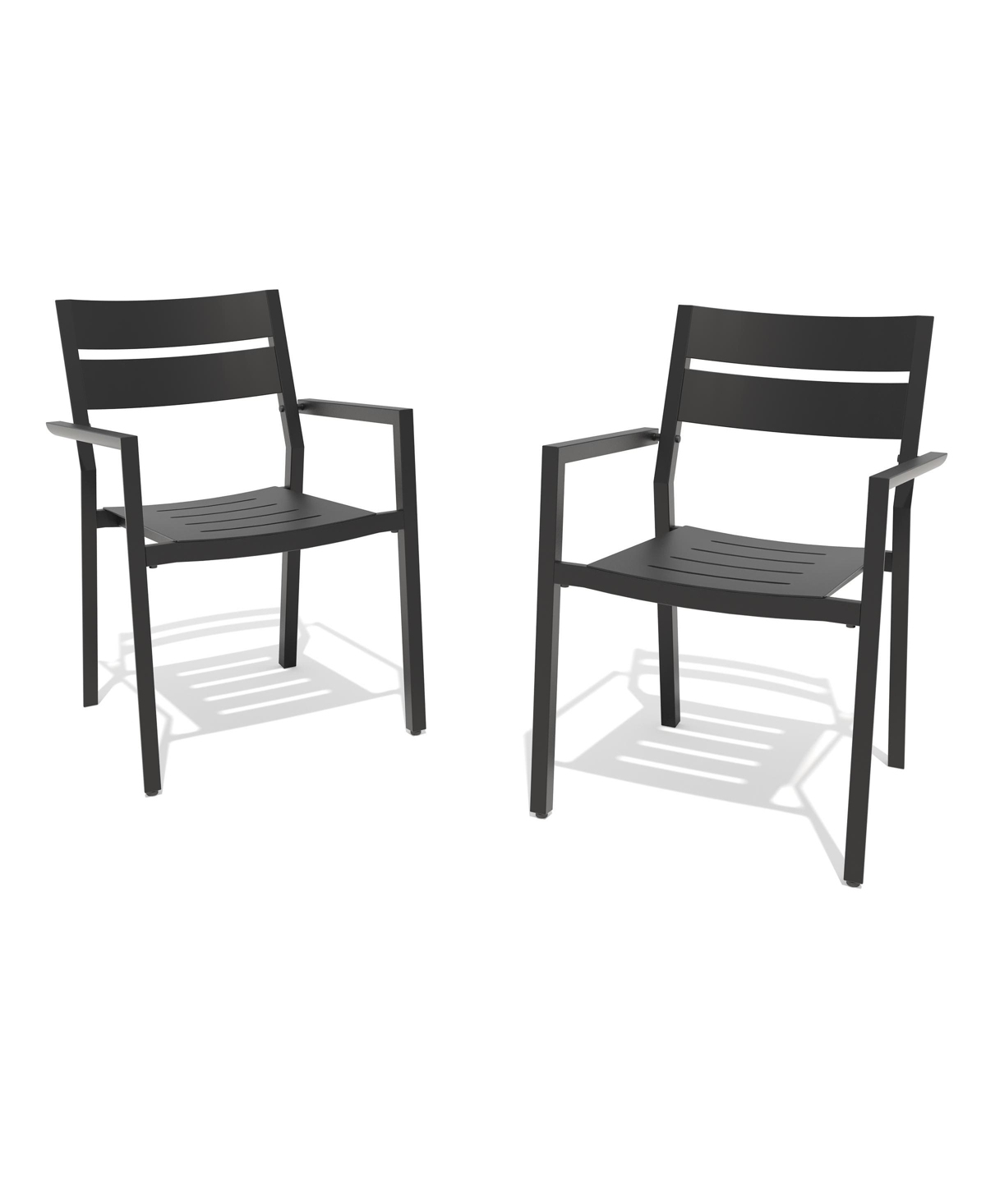 Click here for Pellebant Outdoor Patio All-Weather Dining Chairs... prices