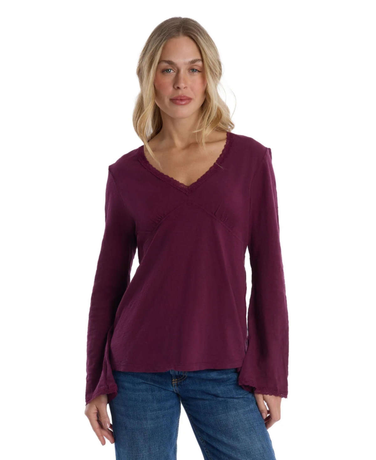 Click here for Wilt Clothing Womens V-Neck Long Sleeve Empire - D... prices