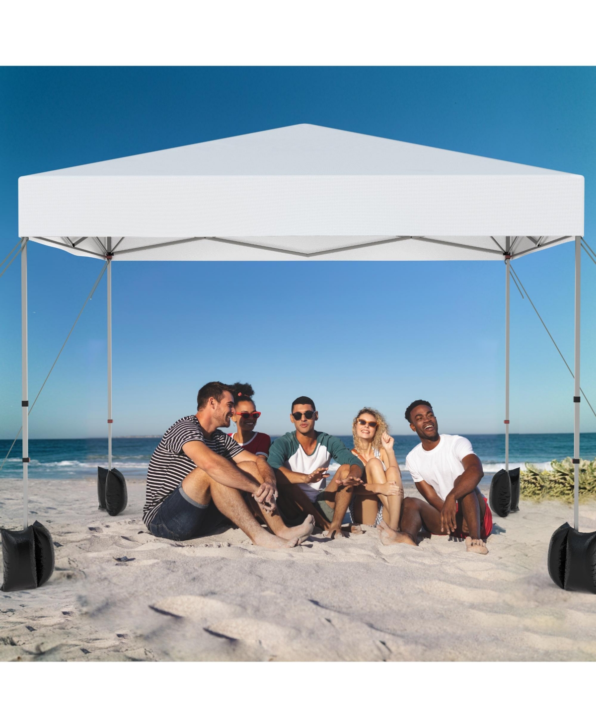 Click here for homfan 10 x 10 Pop-Up Canopy Tent w/ One-Person Ce... prices
