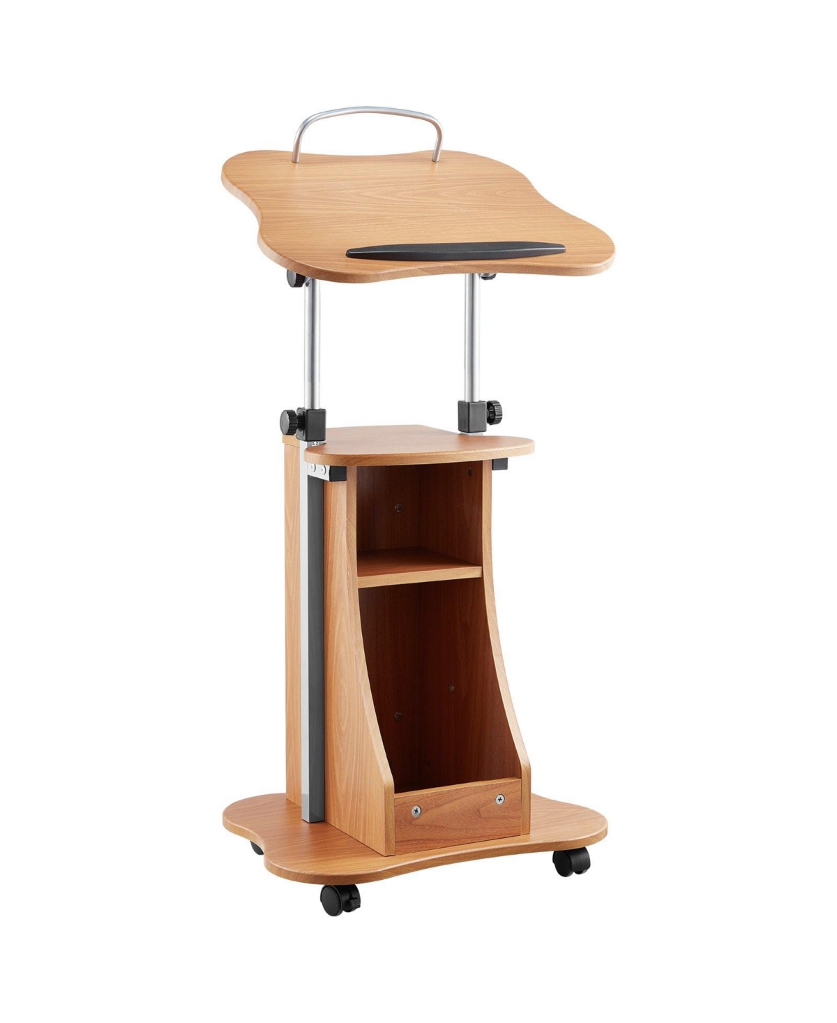Click here for Gouun Wooden Podium with Lockable Wheels  Height A... prices