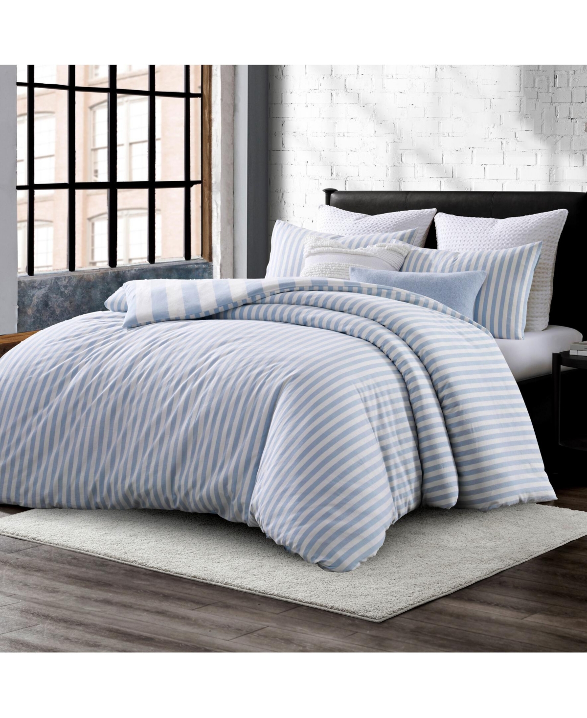 Click here for Dkny Reversible Stripe Vintage Washed Cotton 3-Pc.... prices