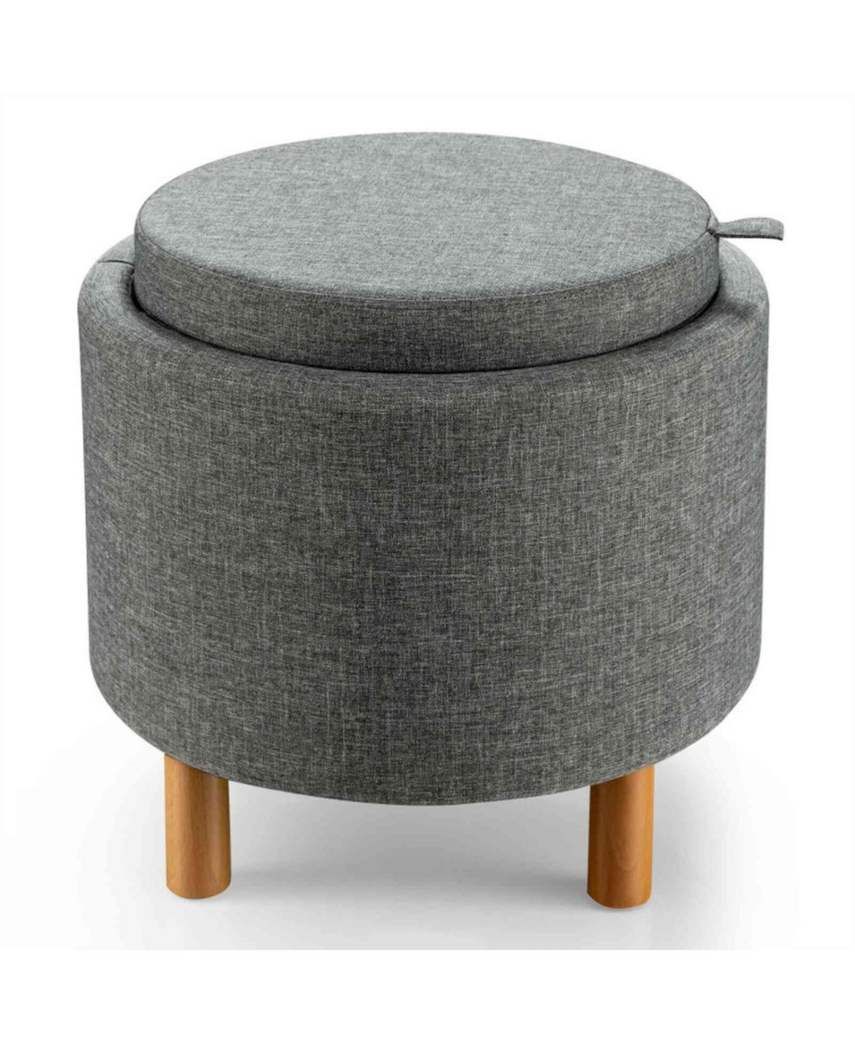 Click here for Gouun Round Fabric Storage Ottoman with Removable... prices