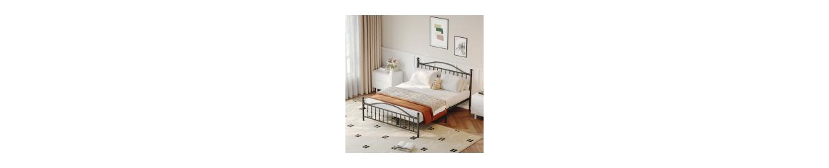 Click here for Homfan Sturdy Metal Platform Bed Frame with Headbo... prices