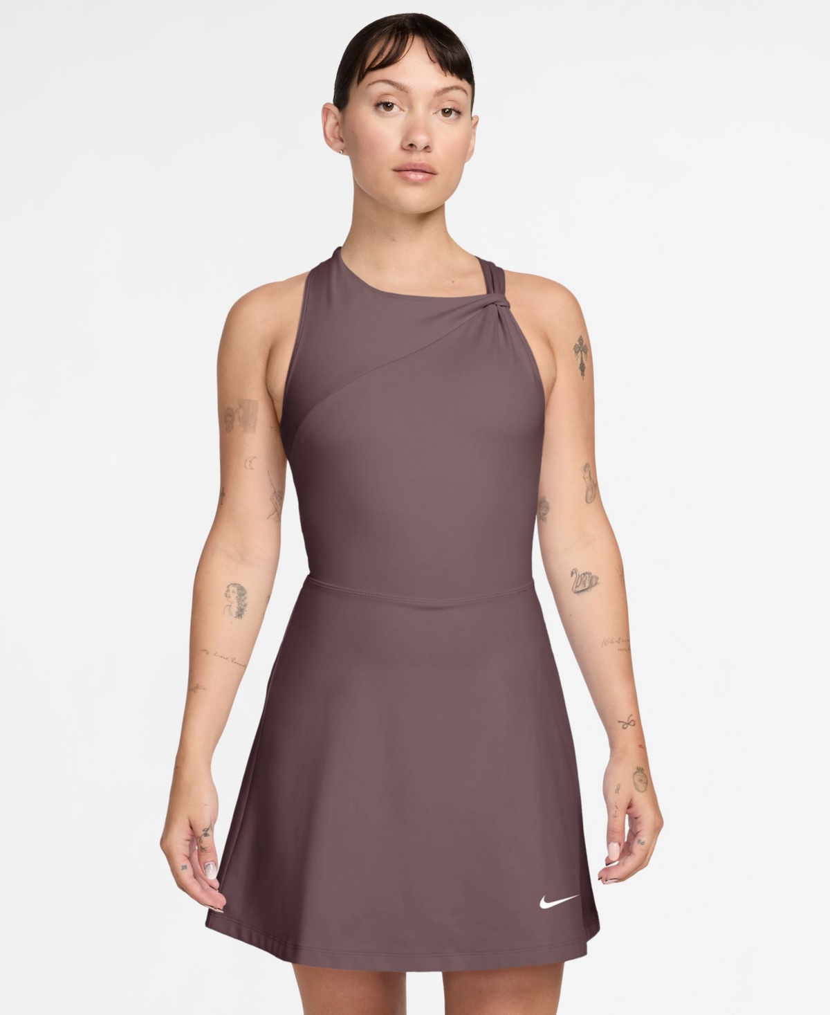 Click here for Nike One Womens Dri-fit Dress - Tattoo/white prices