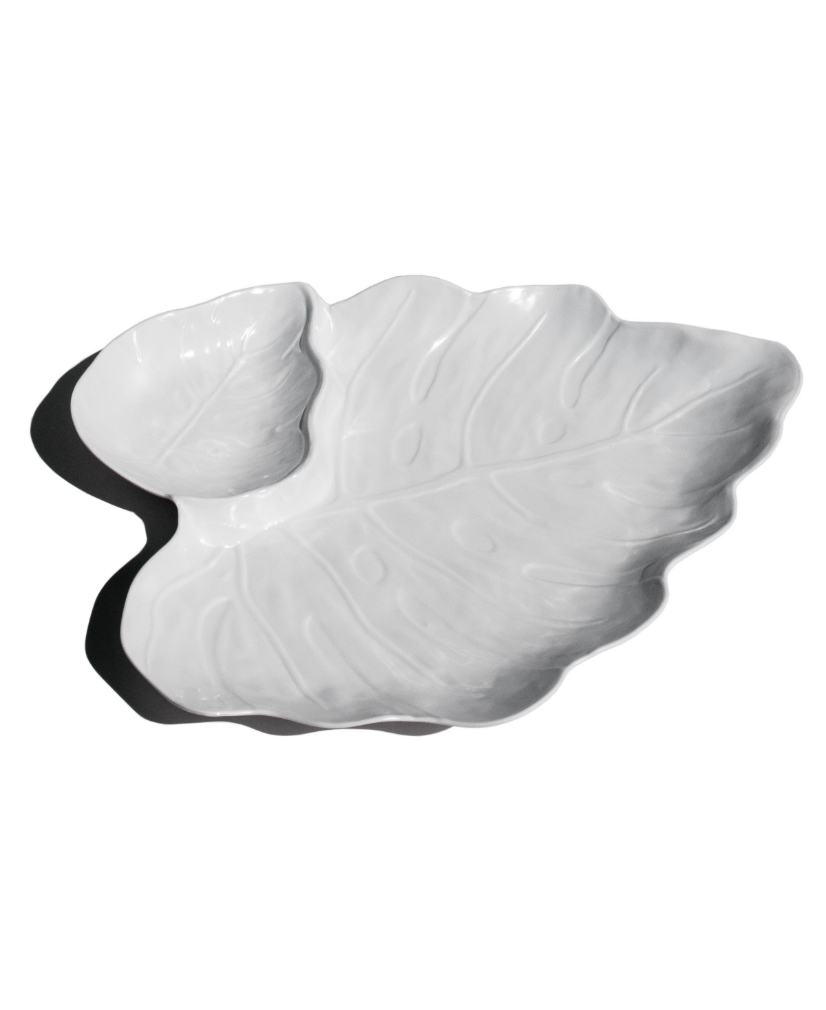 Click here for Abode Homewares Coastal Leaf Chip and Dip Platter... prices
