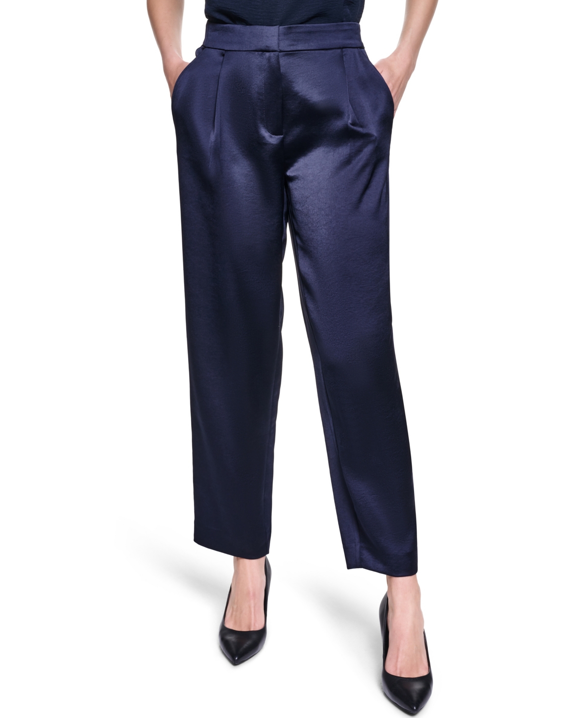 Click here for Karl Lagerfeld Paris Womens Mid-Rise Pants - Midni... prices