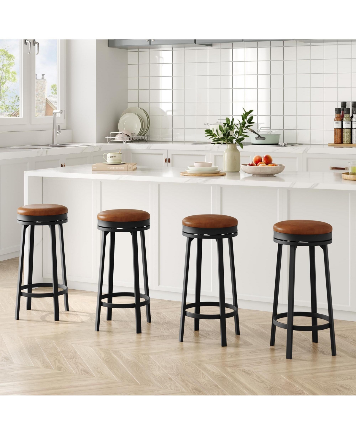 Click here for gaomon 30 Swivel Bar Stools Set of 4  Counter Heig... prices