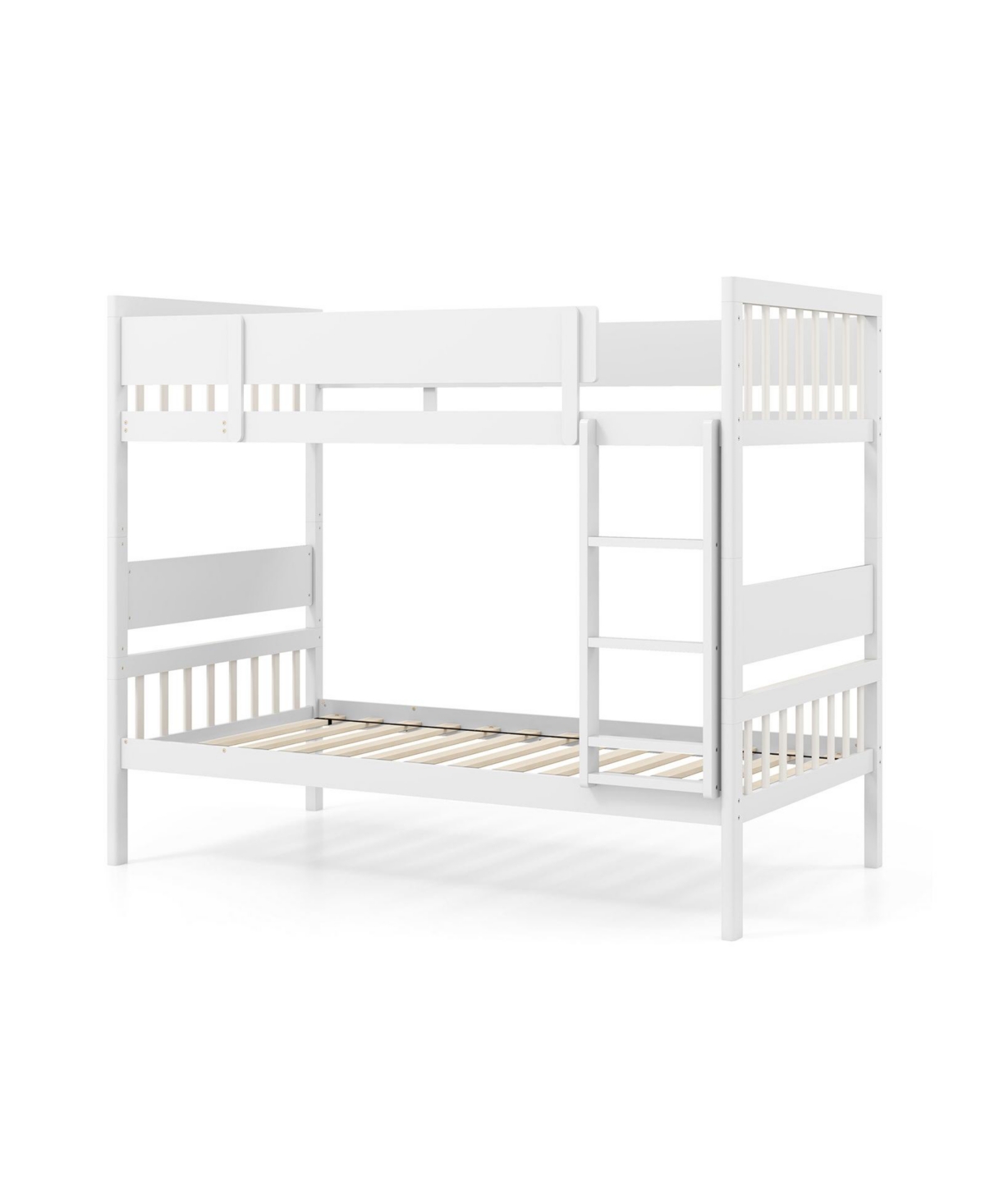 Click here for Slickblue Bunk Bed with Ladder and Full-Length Gua... prices