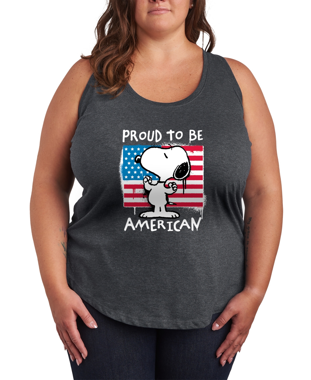 Click here for Hybrid Apparel Plus Size Peanuts Snoopy Street Usa... prices