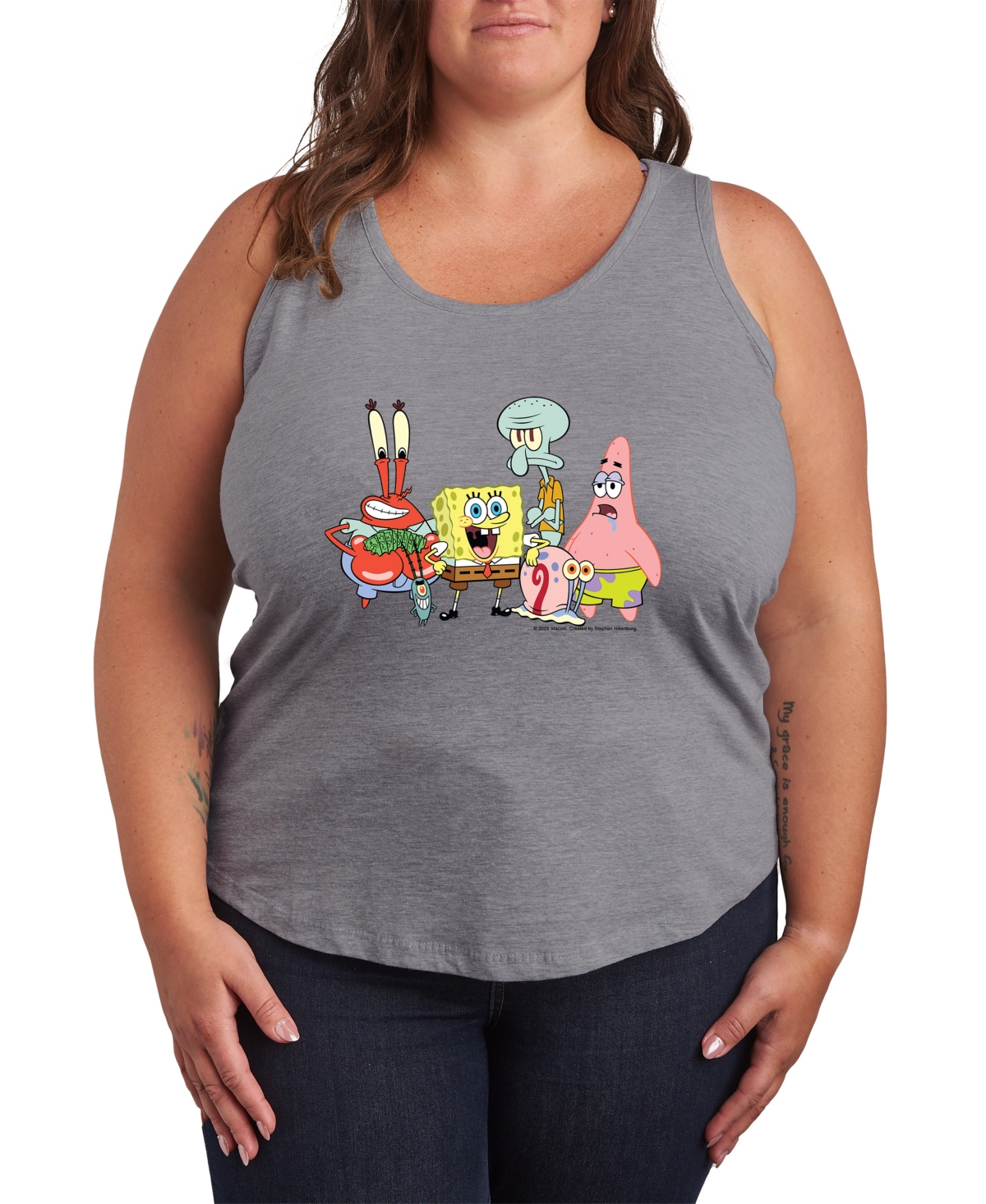 Click here for Hybrid Apparel Plus Size SpongeBob Square Pants Ta... prices