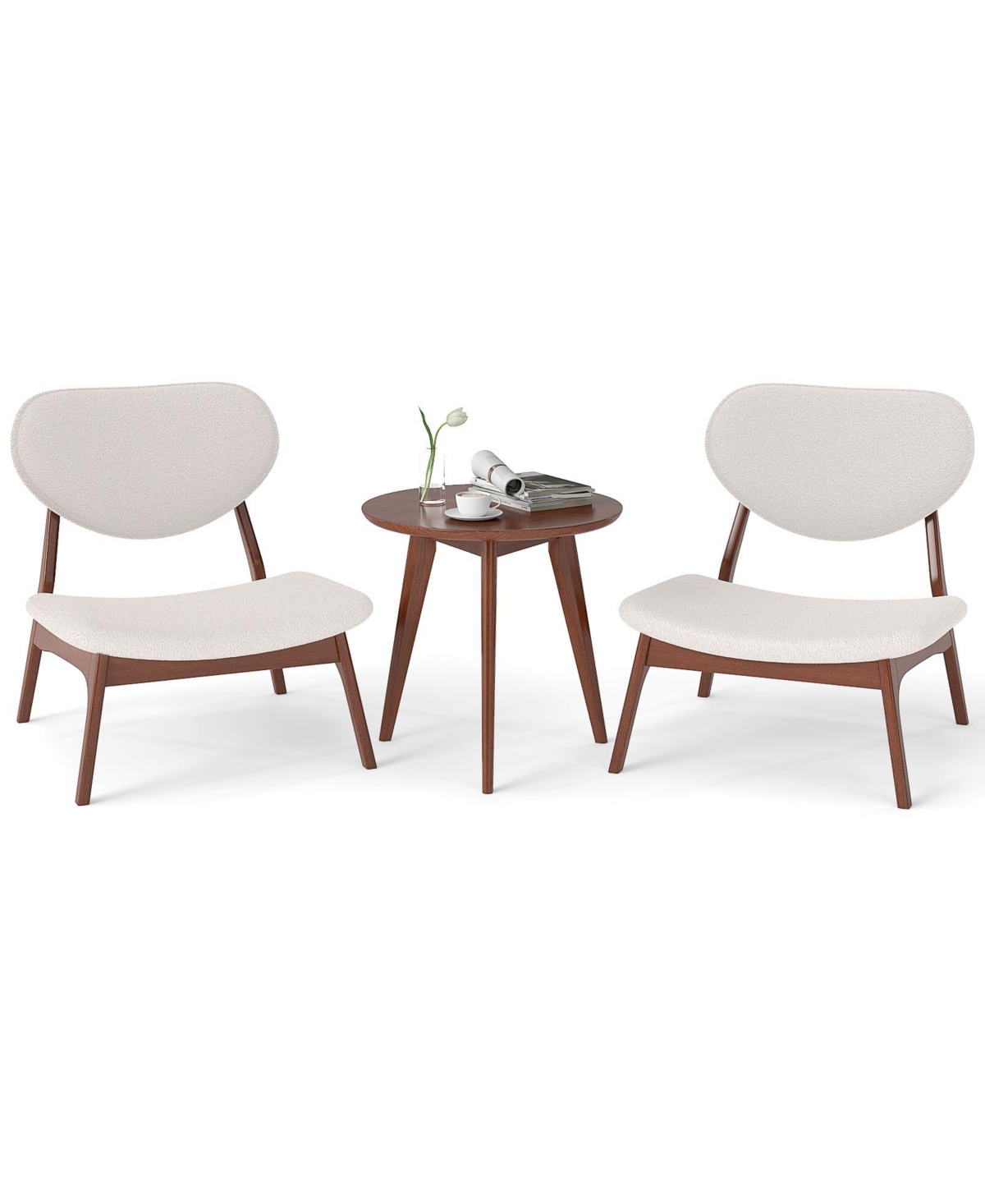Click here for Gouun Accent Chairs Set of 2 with Matching Side Ta... prices