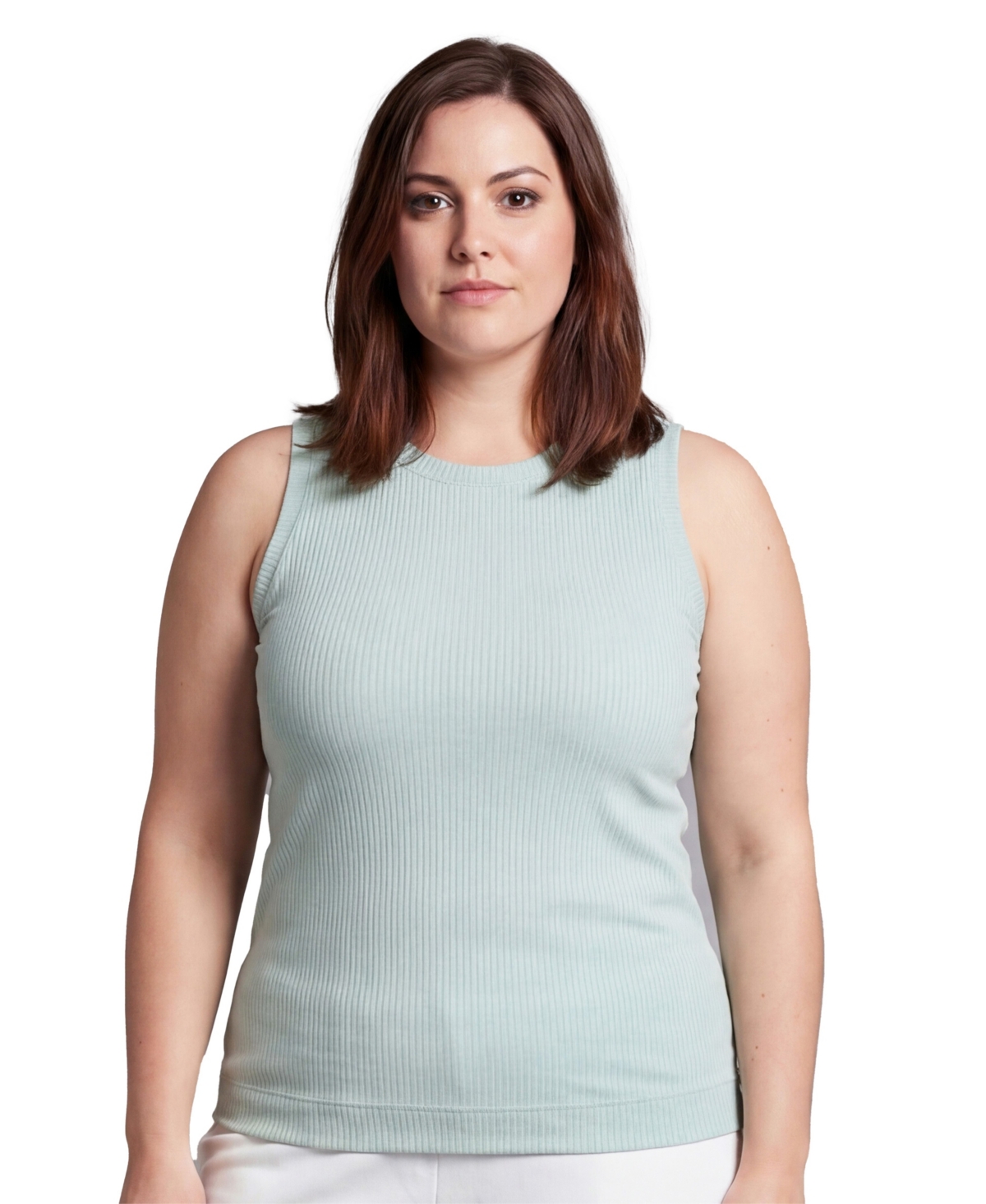 Click here for 24seven Comfort Apparel Plus Size Curvy Ribbed Kni... prices