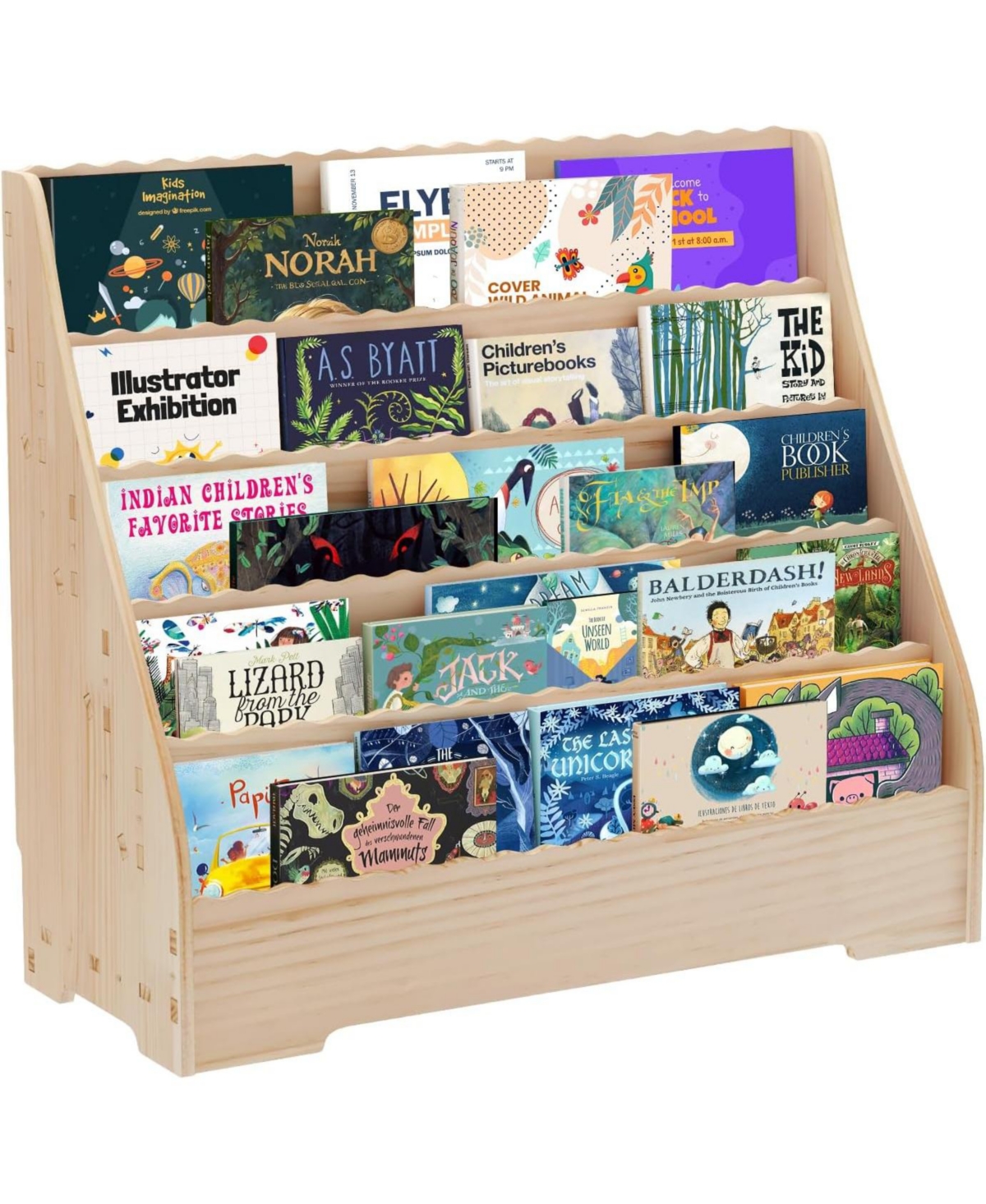 Click here for gaomon 5-Tier Kids Bookshelf with Deep Magazine Di... prices