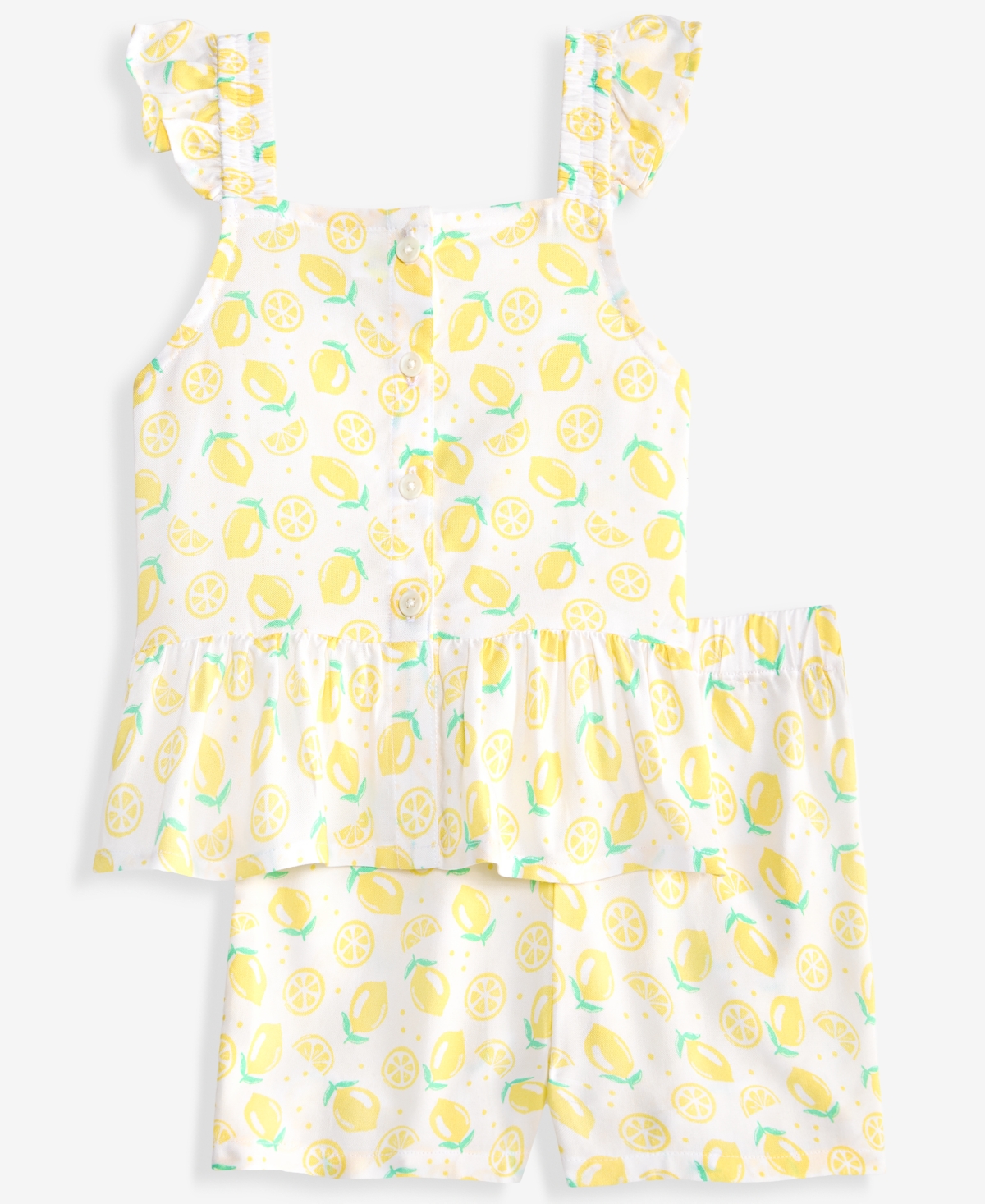 Click here for Epic Threads Toddler Girls 12M-5T Lemon-Print Top... prices