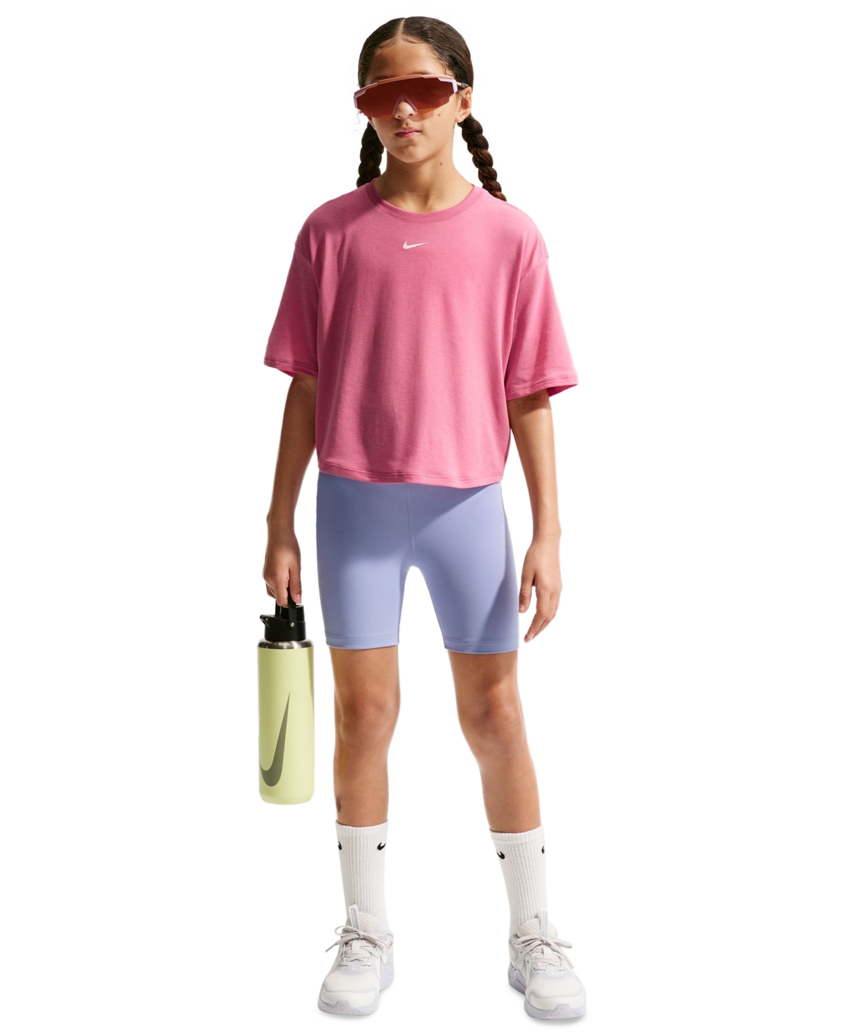 Click here for Nike Girls 7-16 One Relaxed Dri-Fit Short-Sleeve T... prices