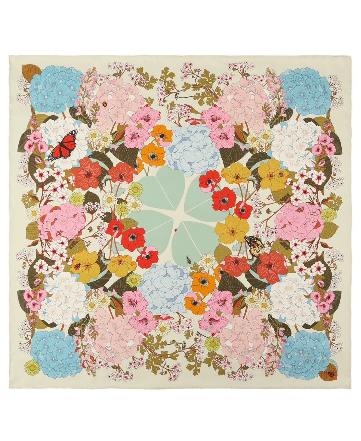 Click here for kate spade new york Spade Flower Garden Silk Squar... prices