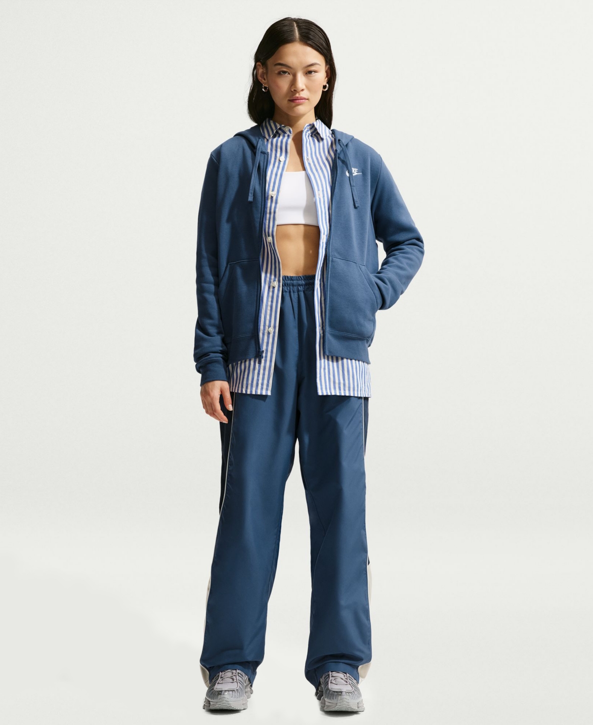 Click here for Nike Womens Sportswear Club Fleece Full-Zip Hoodie... prices