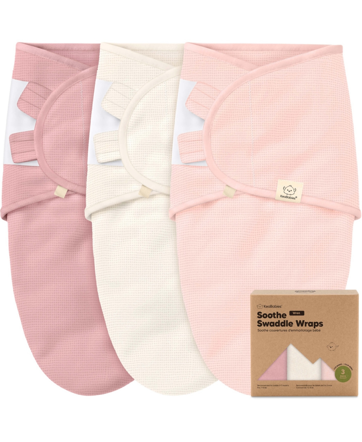 Click here for KeaBabies 3pk Soothe Wren Swaddle Sleep Sacks  New... prices