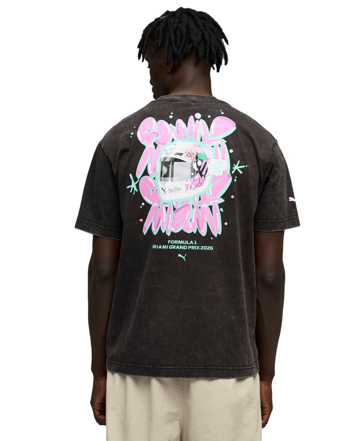 Click here for Puma Mens F1 Miami Go Wild Graphic Cotton T-Shirt... prices