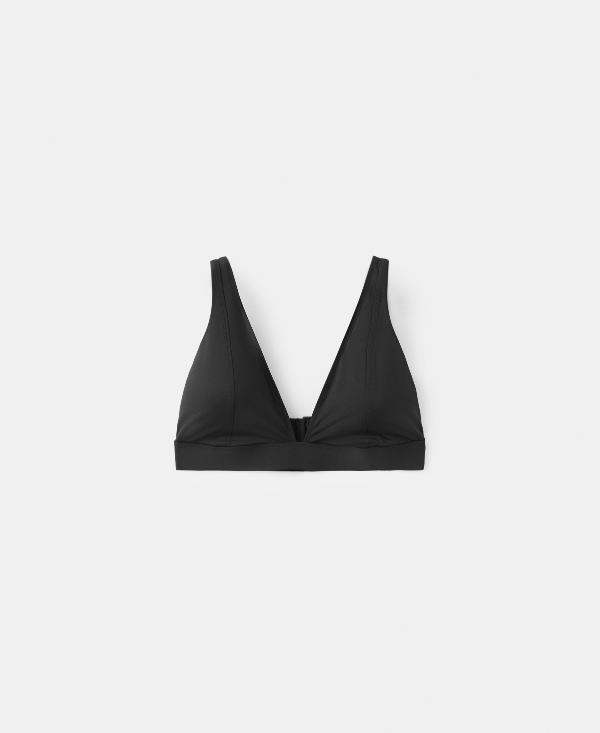 Click here for Mango Womens Triangular Bikini Top - Black prices