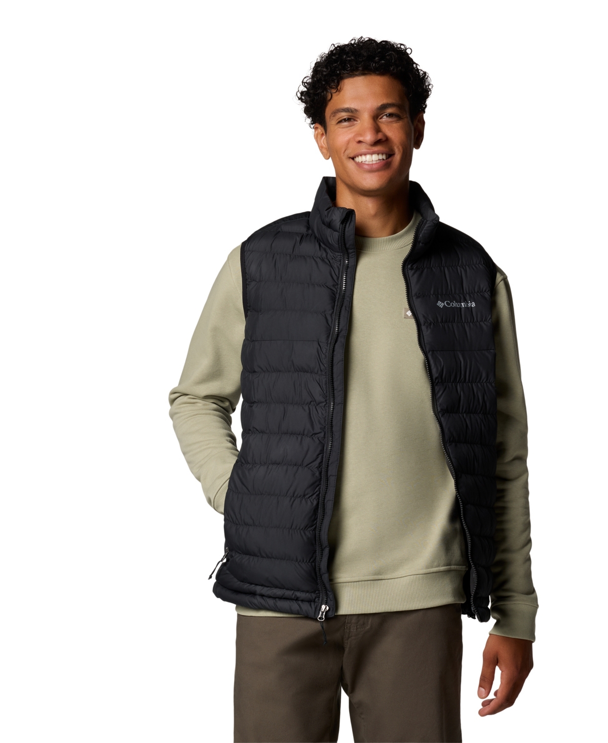 Click here for Columbia Mens Powder Lite Ii Puffer Vest - Black prices