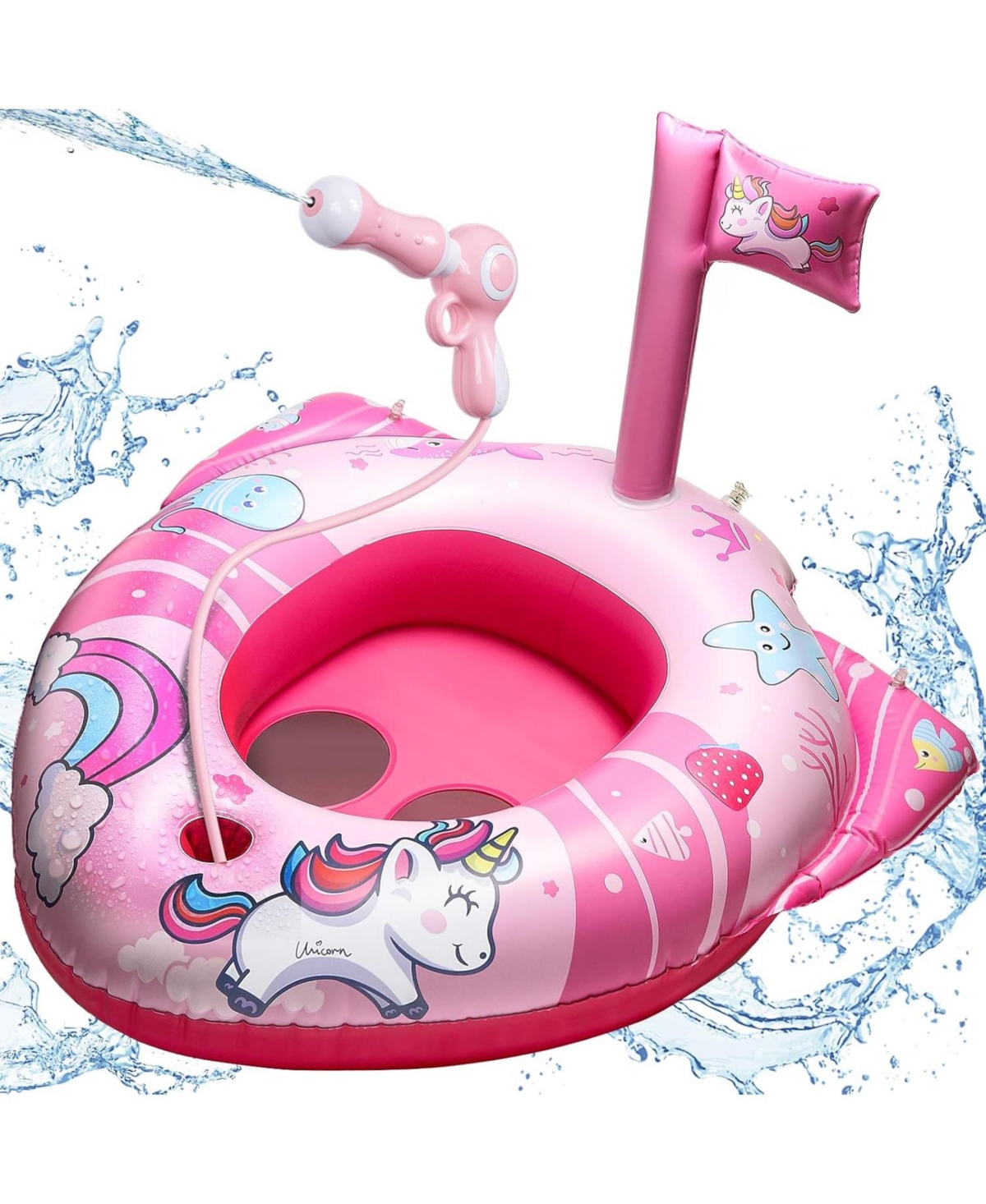 Click here for HopeRock Unicorn Pool Floats for Toddlers and Kids... prices