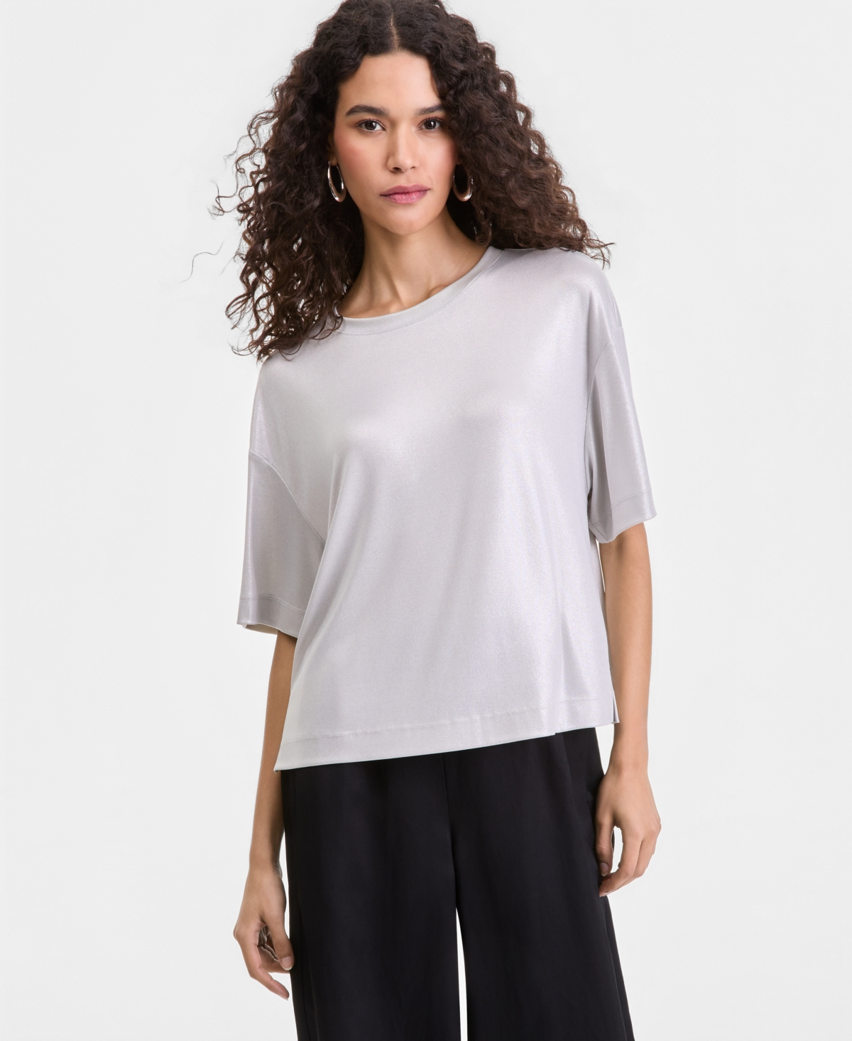 Click here for I.n.c. International Concepts Womens Metallic Foil... prices
