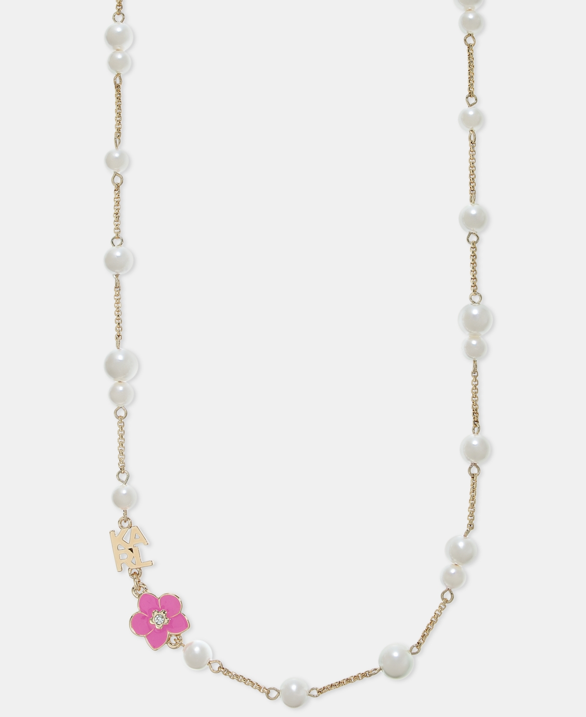 Click here for Karl Lagerfeld Paris Imitation Pearl Collar Neckla... prices