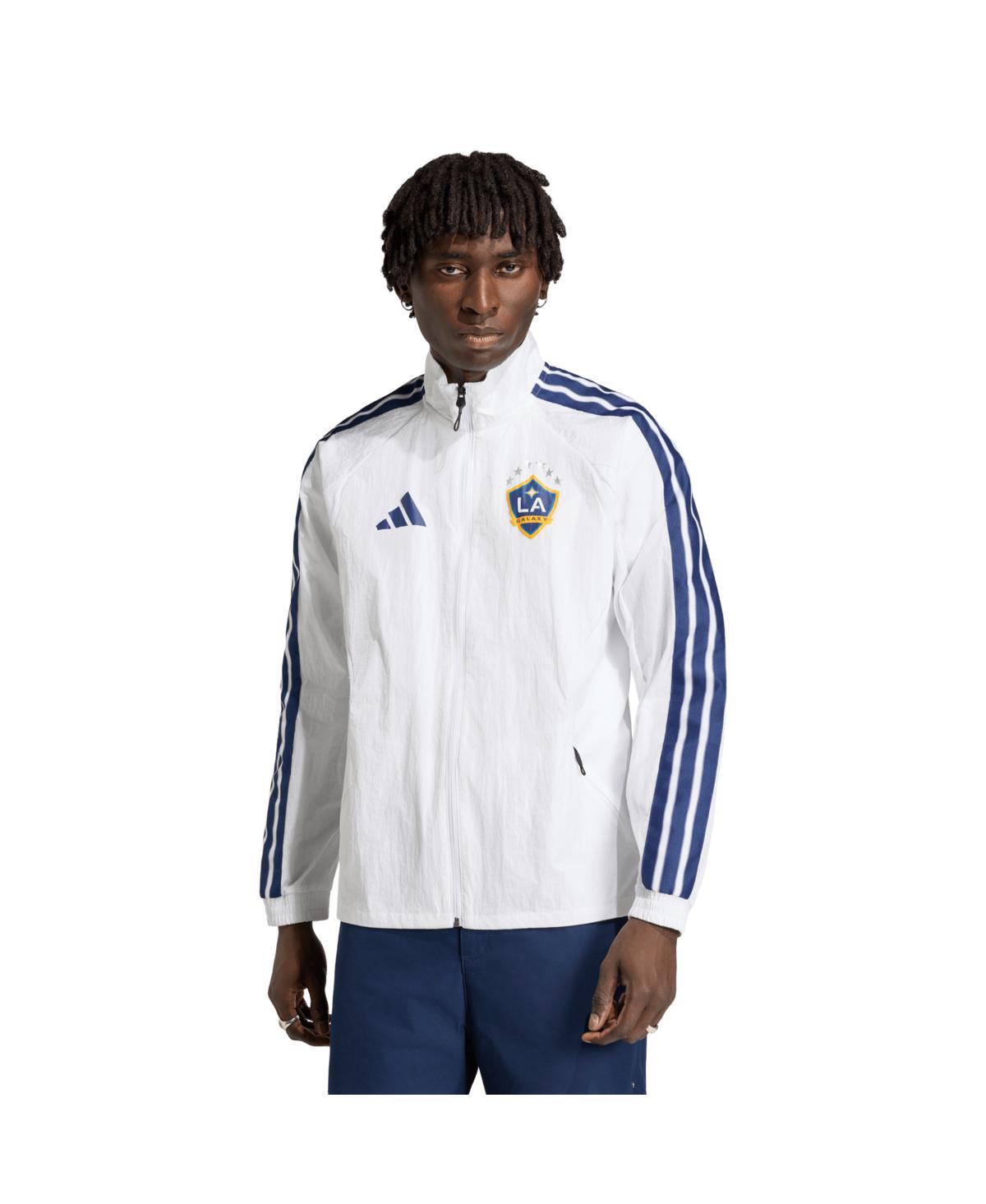 Click here for Adidas Mens White La Galaxy 2026 Anthem Raglan Ful... prices