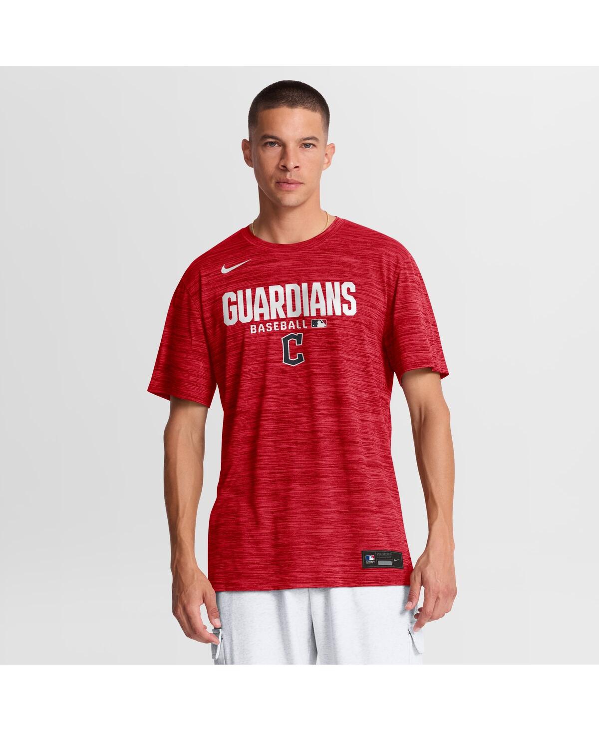 Click here for Nike Mens Red Cleveland Guardians Authentic Collec... prices