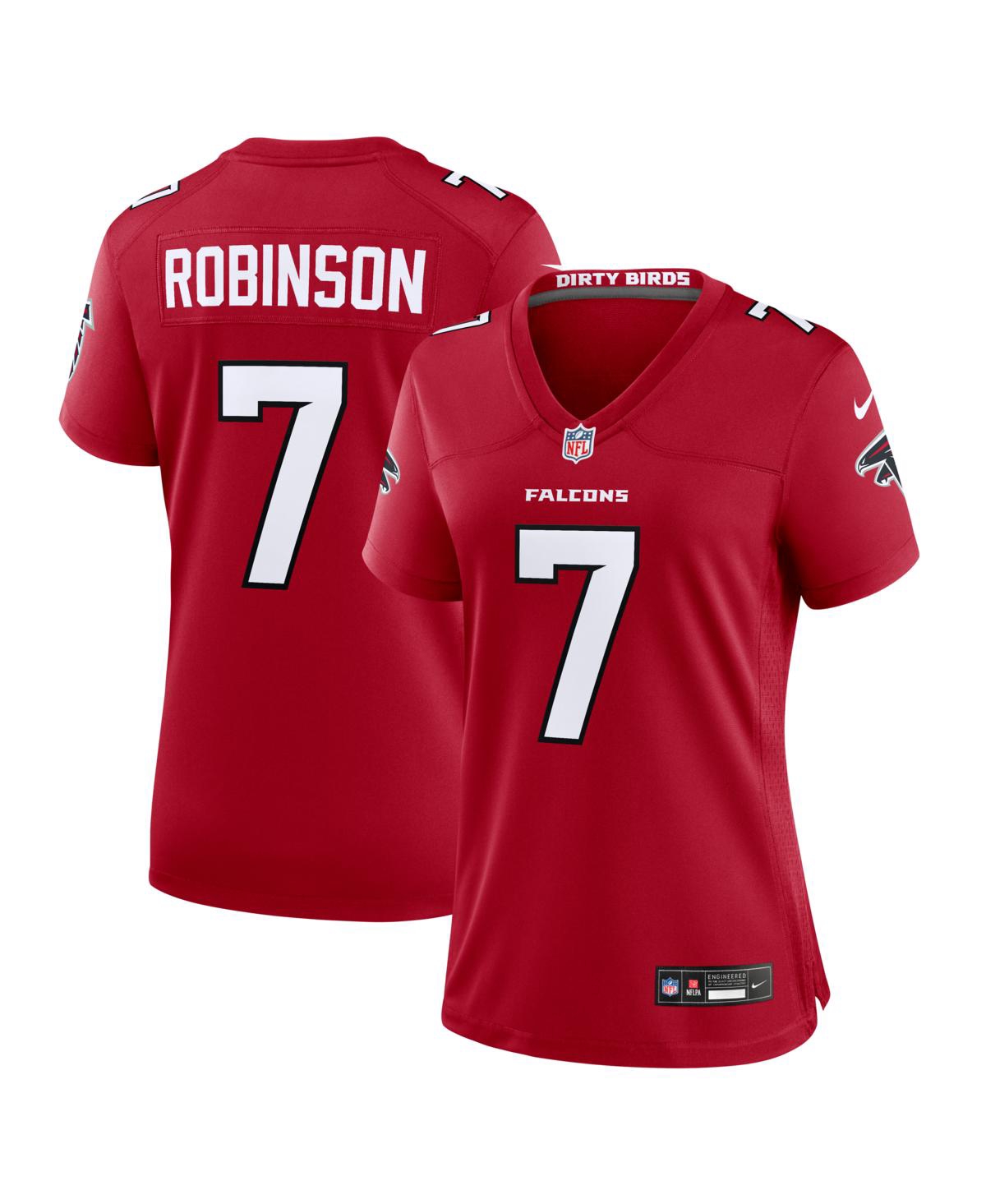Click here for Nike Womens Bijan Robinson Red Atlanta Falcons Gam... prices