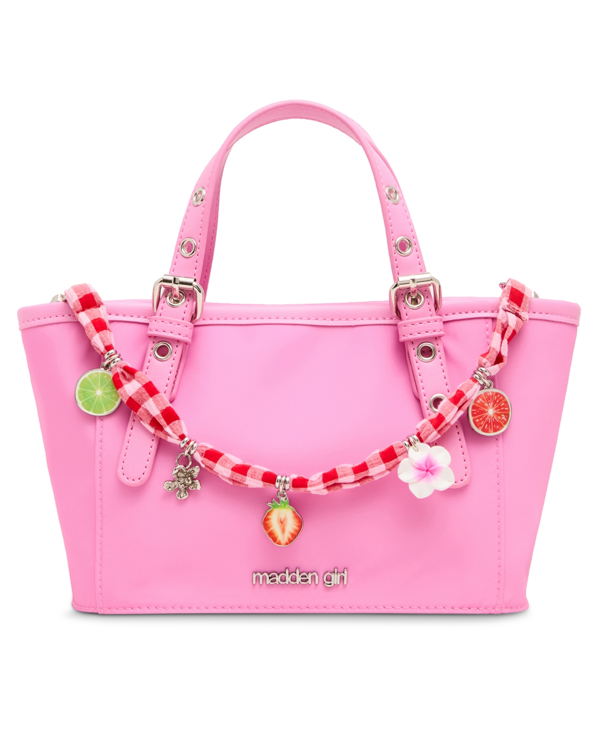Click here for Madden Girl Amanza Medium Tote Handbag - Orchid prices