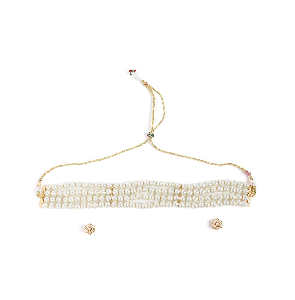 Click here for Sohi Womens Layered Jewellery Set - White prices