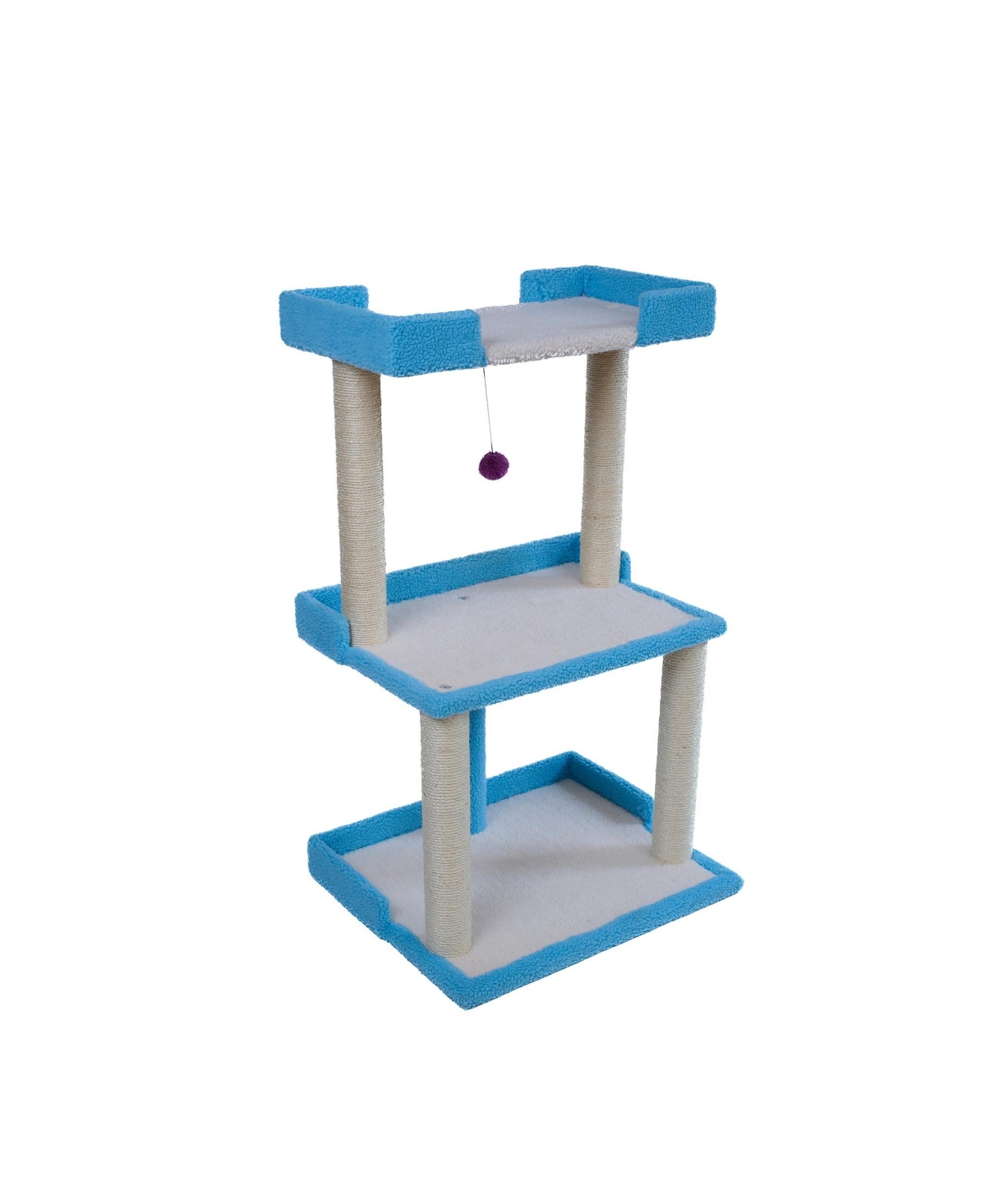Click here for Armarkat 41 Tall Cat Tower B4109A - Sky blue prices
