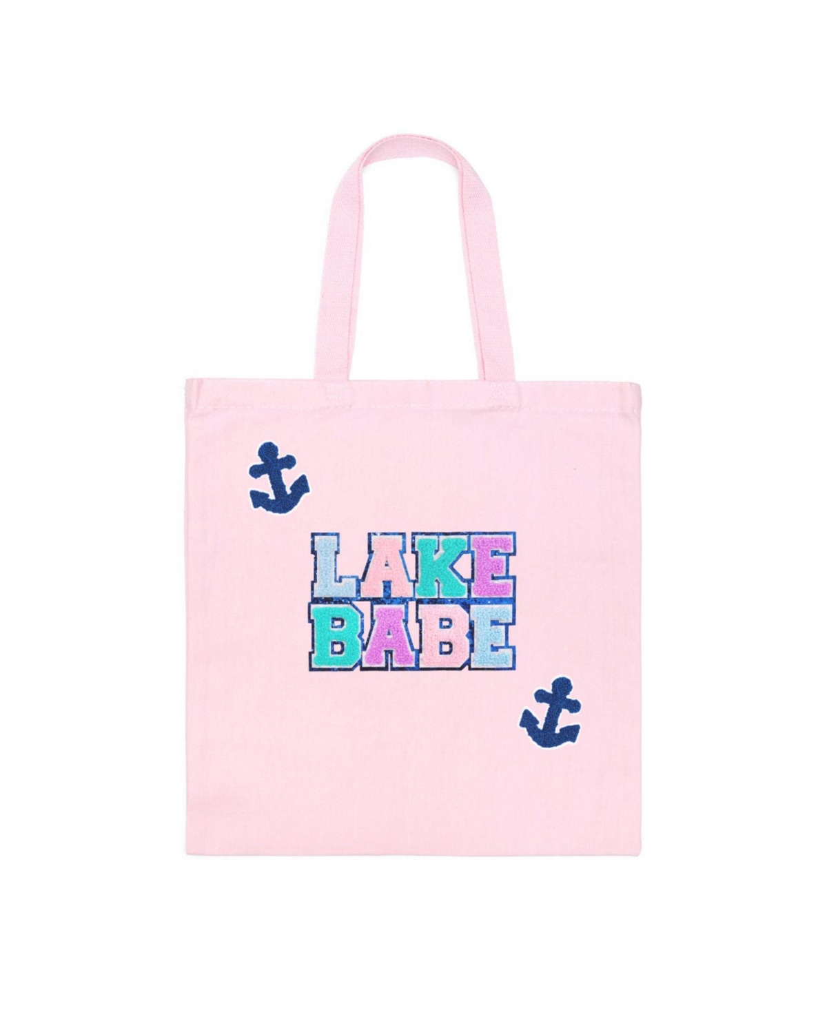 Click here for Sweet Wink Lake Babe Patch Tote - Light pink prices