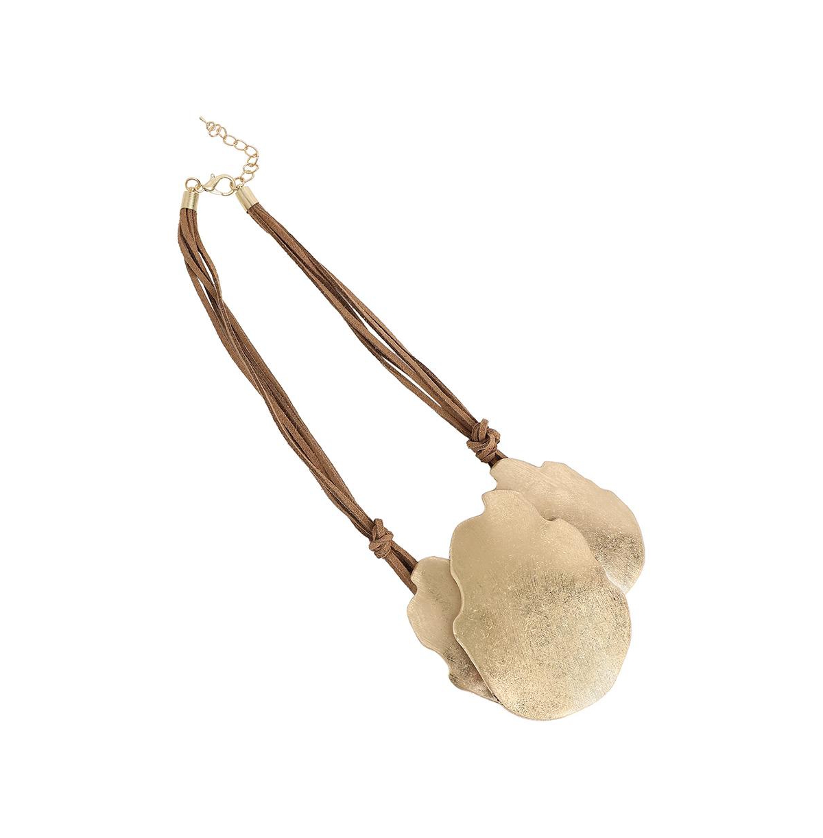 Click here for Sohi Metallic Cascade Statement Necklace - Gold prices