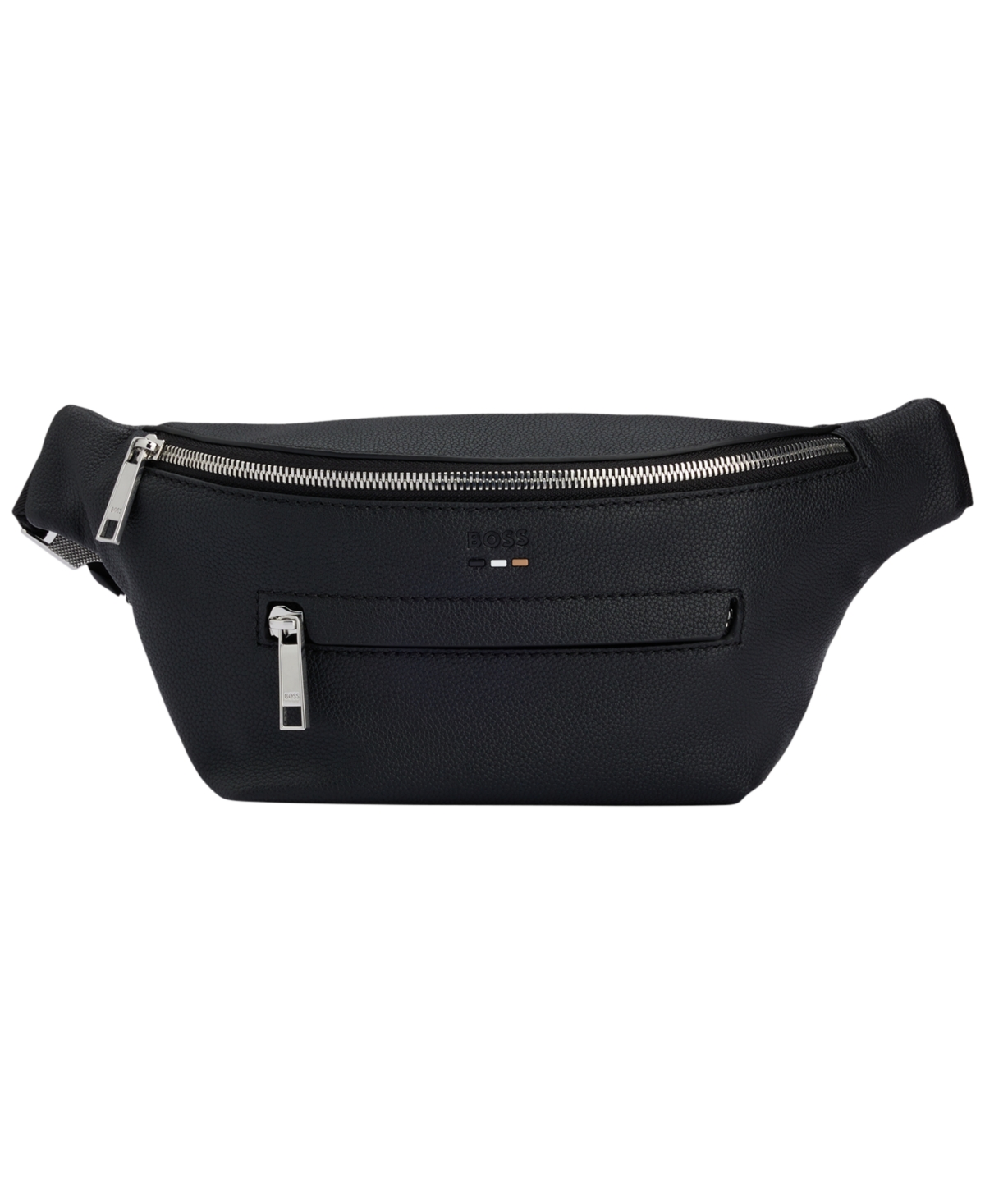 Click here for Boss Mens Ray Zip Top Belt Bag - Black prices