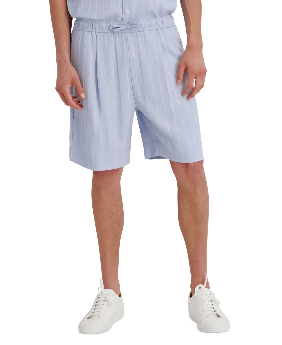 Click here for Karl Lagerfeld Paris Mens Striped Short - Blue/Whi... prices